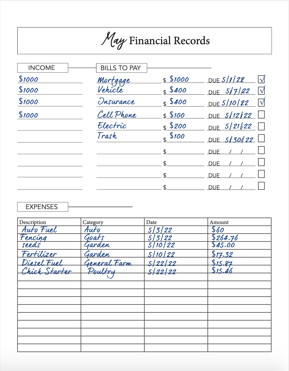 How to Use The Homestead Journal Planner - Homesteaders of America