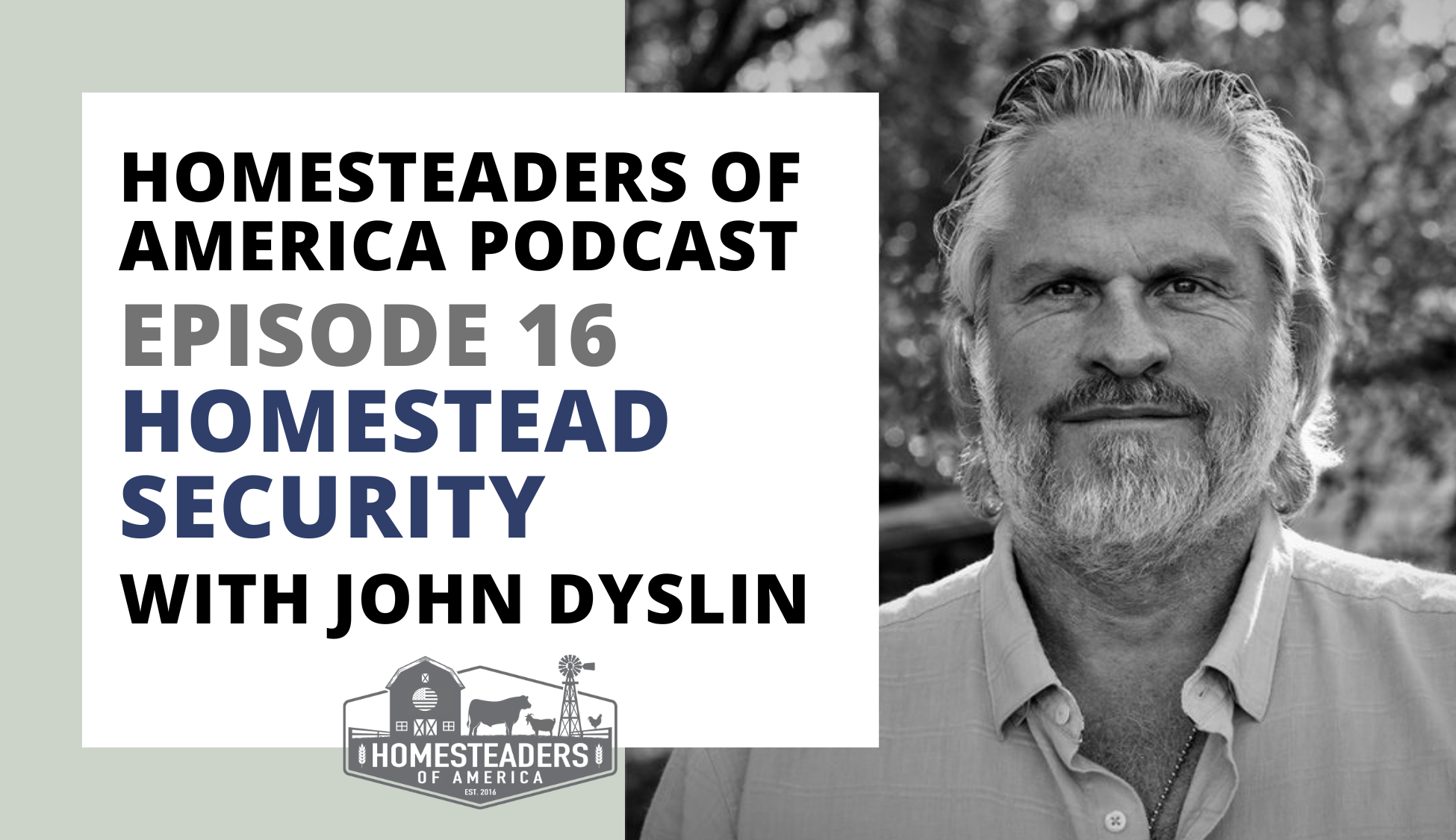 E16: Homestead Security | John Dyslin, Author of Nehemiah Strong ...