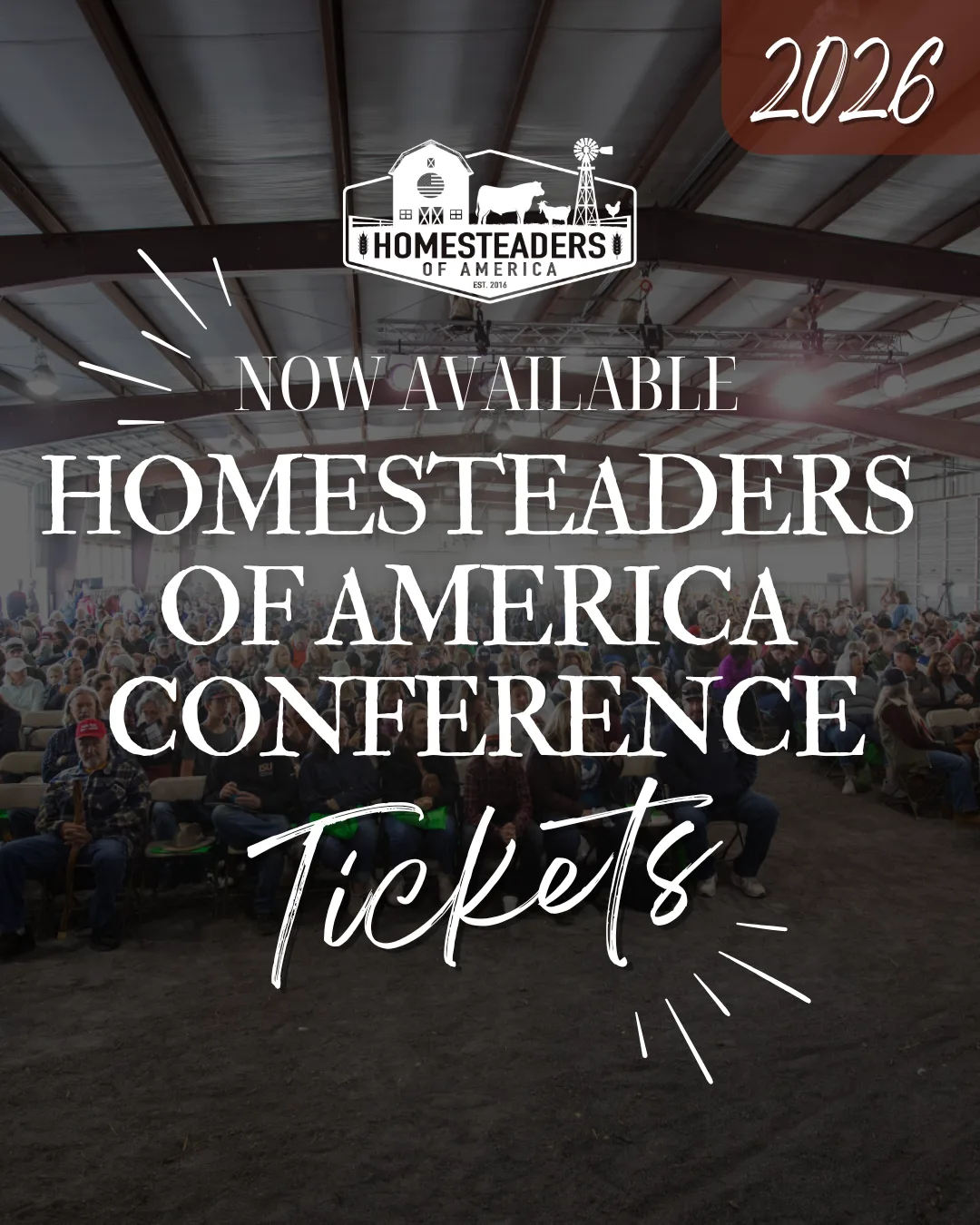 2026 Homesteaders of America Conference Tickets - Homesteaders of America