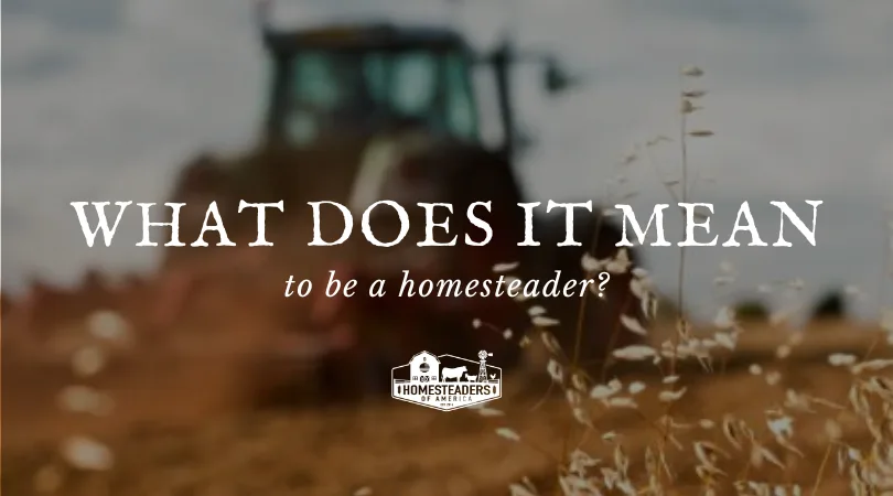 What Does it mean to be a homesteader? | I Am a Homesteader, and so are ...