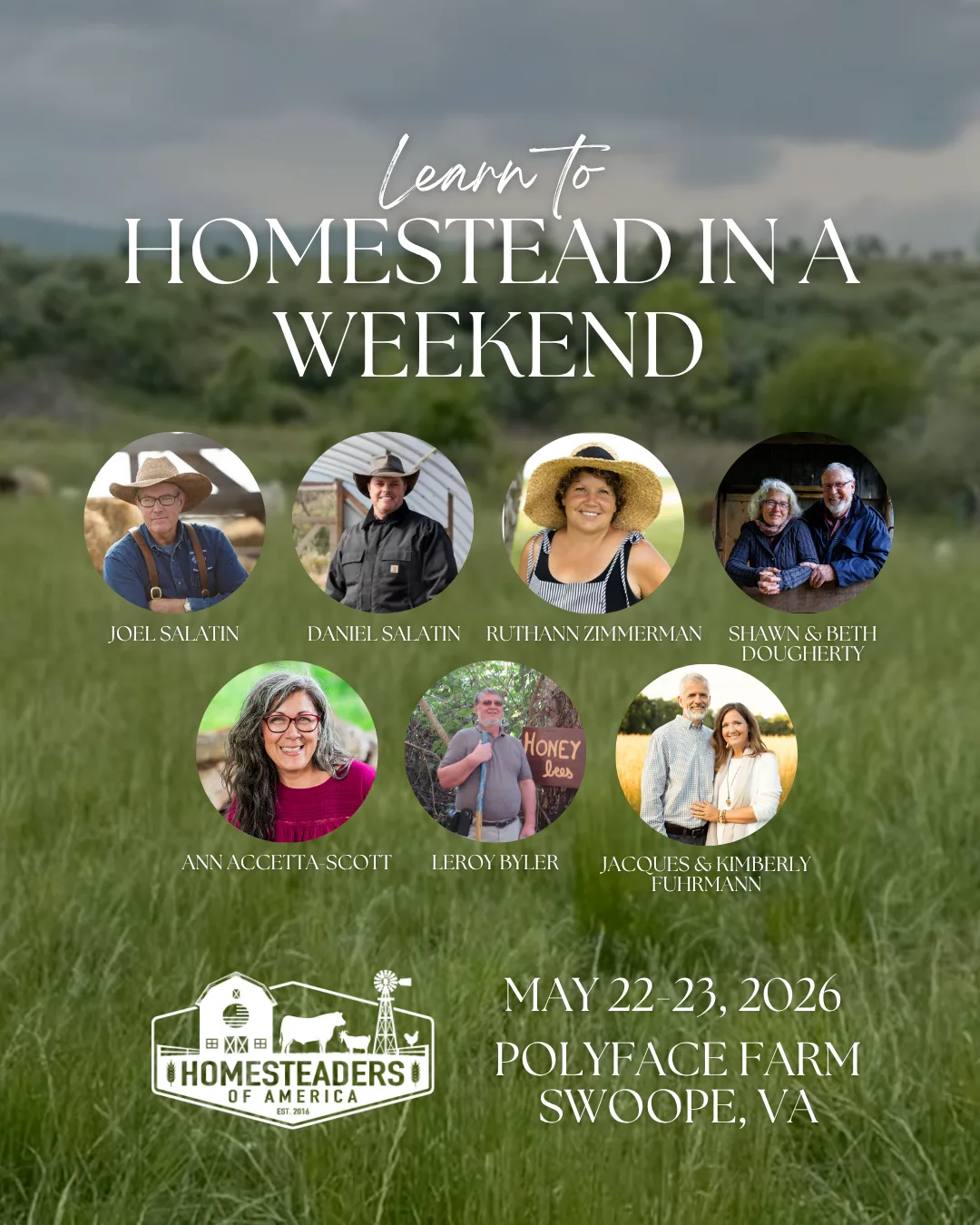 Learn to Homestead in a Weekend- Adult ticket - Homesteaders of America